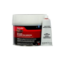 3M Bondo 267 60455056550 Body Filler, Gray, 1/2 gal | RSHughes.com