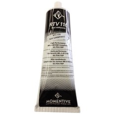 Momentive RTV116 Adhesive/Sealant 9318, 10.3 fl oz Tube, Red | RSHughes.com