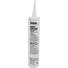 Devcon Silicone Sealant 17150, 10.3 fl oz Cartridge, Clear | RSHughes.com