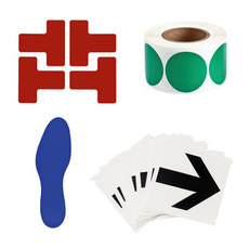 Floor & Directional Marking Labels | R.S. Hughes.com