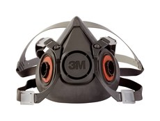 3M 6000 Series 6300 Half Mask Facepiece Respirator 07026, Size Large ...