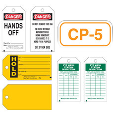 Safety & Regulatory Compliance Tags - In Stock - R.S. Hughes
