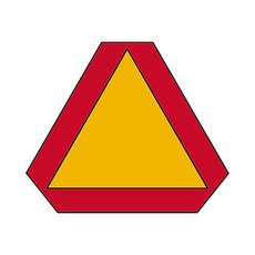 Brady 57895 Emergency Warning Triangles Sign, Red / Reflective Orange ...