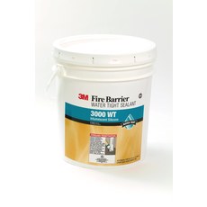 3M 3000 WT Firestop Sealant 16594, 4.5 gal Pail, Gray | RSHughes.com