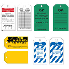 Maintenance & Production Tags [See Items] | R.S. Hughes