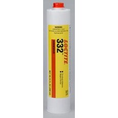 Loctite 332 Acrylic Adhesive 33275, IDH:232743, 300 ml Cartridge, Amber ...