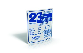 QRP Qualatex Finger Cot 2C 2C, Size Large, Latex, White | RSHughes.com