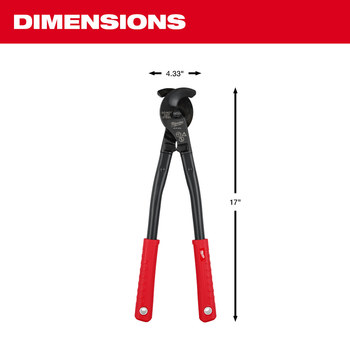 Milwaukee 48-22-4016 Utility Cable Cutter, Forged Steel, 17 in ...
