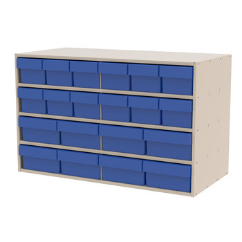 Akro-Mils Akrodrawers Stackable Cabinet AD3517PAST, Putty, 35 in x 17 ...