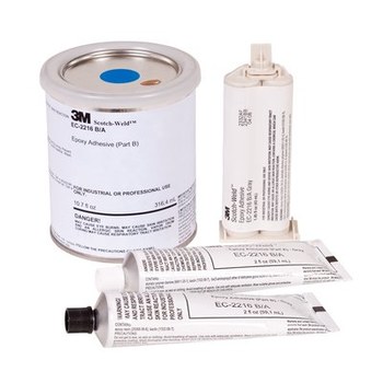 3M Scotch-Weld EC-2216 B/A Gray Two-Part Epoxy Adhesive, Base & Accelerator (B/A), 6 oz Semco ...