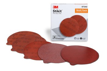 3M Stikit 375L 87340 PSA Disc, 5 in, P80 to P320, Aluminum Oxide ...