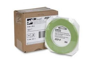 3M Scotch 233+ Performance High Performance Masking Tape 26344, 6 mm (1 ...