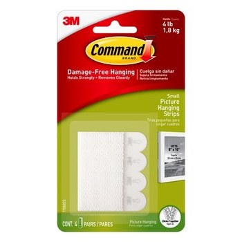 3M Command 17202ES Picture Hanging Strips 5 8 in Width x 1.813 in Length RSHughes