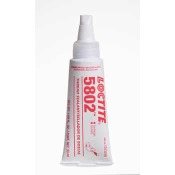 Loctite 5802 Thread Sealant IDH:1313319, 50 ml Tube, White | RSHughes.com