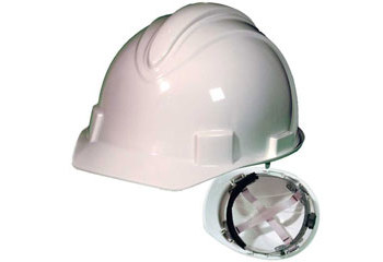 Jackson Safety Hard Hat 20392, 4-Point Ratchet Suspension, HDPE, White ...