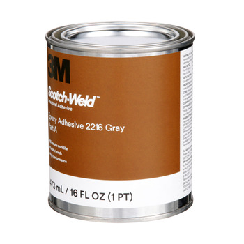 3M Scotch-Weld 2216 Gray Two-Part Epoxy Adhesive, Base & Accelerator (B ...