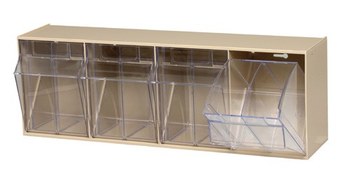 Quantum Storage Tip Out Bin Cabinet QTB304IV, Plastic, Ivory, 23 5/8 in ...