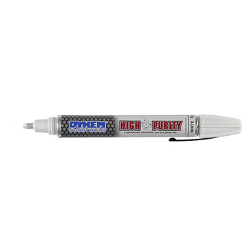 Dykem High Purity 44 Marking Pen, White, Medium Tip | RSHughes.com