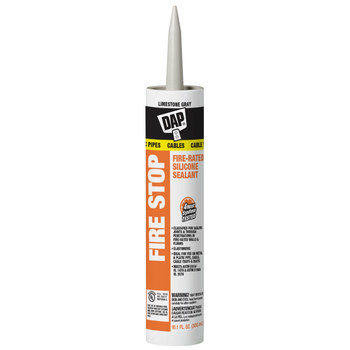 Dap Firestop Sealant 18806, 10.1 fl oz Cartridge, Gray | RSHughes.com