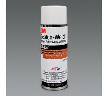 3M Scotch-Weld AC452 Accelerator 62687, 12 fl oz Can, Clear | RSHughes.com