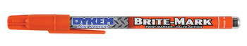 Dykem Brite-Mark 41010 Marking Pen, Orange, Fine Tip | RSHughes.com