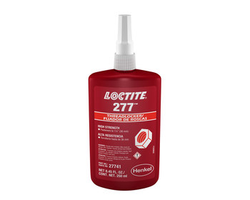 Loctite 277 Red Threadlocker 27741, IDH:88449, High Strength, 250 ml ...
