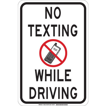 Brady 129480 Stop Signs, Traffic Control Signs & Banners Sign, White, B ...