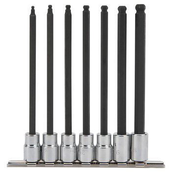 Proto Ball Hex Ball Style Insert Bit Set J4900BD, 3/8 in Shank ...