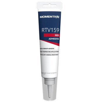 Momentive RTV159 Silicone Adhesive Sealant RTV159, 5.4 fl oz Tube, Red ...
