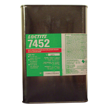 Loctite 7452 Activator IDH:2765352, 1 gal Can, Amber | RSHughes.com
