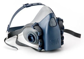 3M 7500 Series 7501 Half Mask Facepiece Respirator 37081, Size Small ...