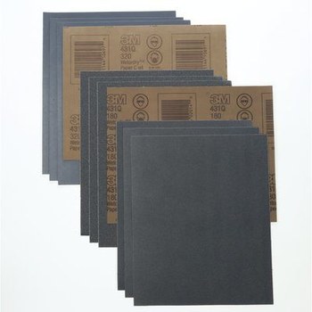 3M Wetordry 431Q Sand Paper Sheet 02018, 9 in x 11 in, Silicon Carbide ...