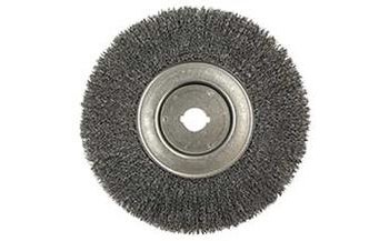 Weiler 12 Wire Wheel, 10 in Dia, Crimped Steel Bristle | RSHughes.com