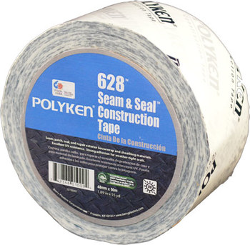Polyken Berry Global Flashing Tape 628 3 X 165FT, 3 in x 165 ft, White ...
