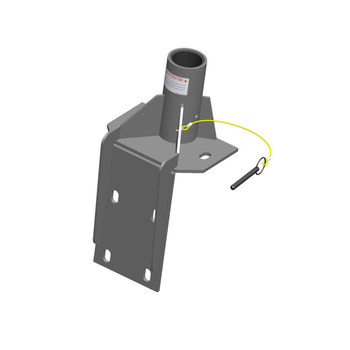 MSA XTIRPA Wall Adapter IN-2117, 3 in, Stainless Steel, Gray | RSHughes.com