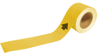 Brady Pipe Markers-To-Go 73944 Self-Adhesive Pipe Marker, Plastic ...