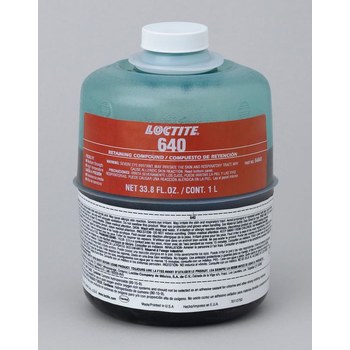 Loctite 640 Retaining Compound 64043, IDH:209764, 1 L Bottle, Green ...