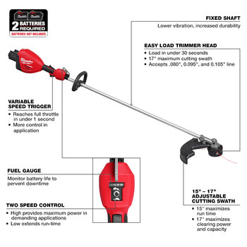 Milwaukee electric string trimmer store