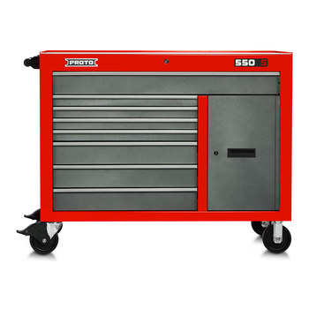 Proto 550S 50 in Workstation J555041-8SG-2S, 8 Drawer, Steel, Safety ...
