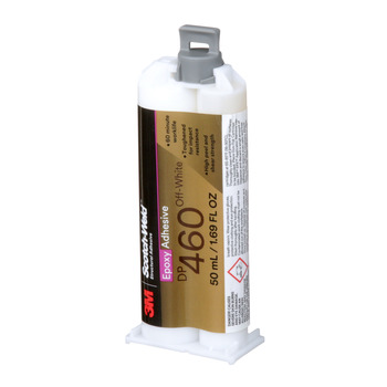 3M Scotch-Weld 460 Off-white Two-Part Epoxy Adhesive, Base & Accelerator (B/A), 50 ml Cartridge ...