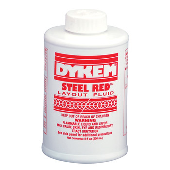Dykem 80496 Layout Fluid, Red, 8 oz | RSHughes.com