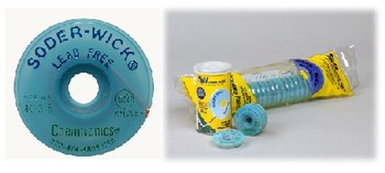 Chemtronics Soder-Wick #40 No Clean Flux Core Desoldering Braid, Green, 0.08 in x 10 ft ...