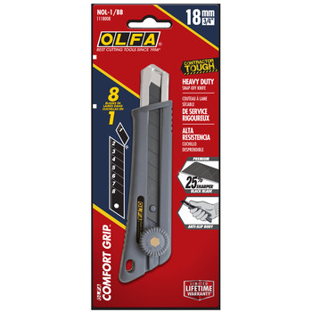 OLFA NOL-1/BB Utility Knife, Thermoplastic Elastomer (TPE), Stainless steel, Carbon steel, Nylon ...