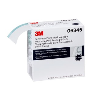 3M 06345 Blue Soft Edge Foam Masking Tape, 2 in Width x 10 m Length ...