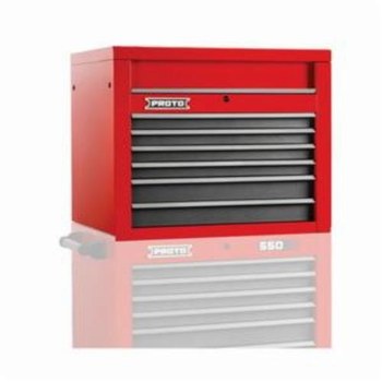 Proto 550S 34 in Top Chest J553427-6SG, 6 Drawer, Steel, Safety Red ...