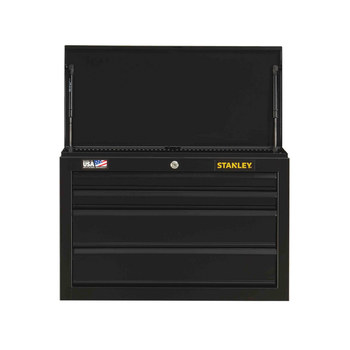 Stanley 100 Series 17 1/2 in Tool Chest STST22643BK, 4 Drawer, Steel ...