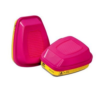 3M Rugged Comfort 6500 60923 Reusable Respirator Combination Cartridge ...
