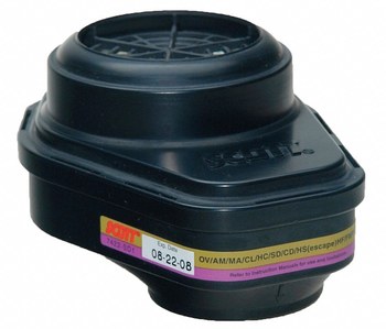 Scott Safety 742 Reusable Respirator Combination Cartridge/Filter 7422 ...