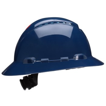3M SecureFit Hard Hat 94547, 4-Point Ratchet Suspension, Navy Blue ...