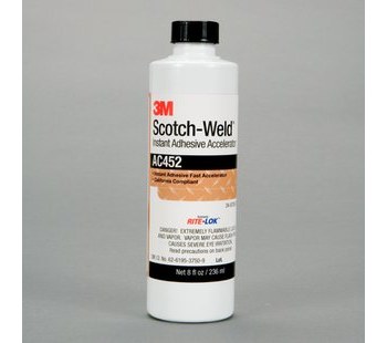 3M Scotch-Weld AC452 Accelerator 62686, 8 fl oz Bottle, Clear ...
